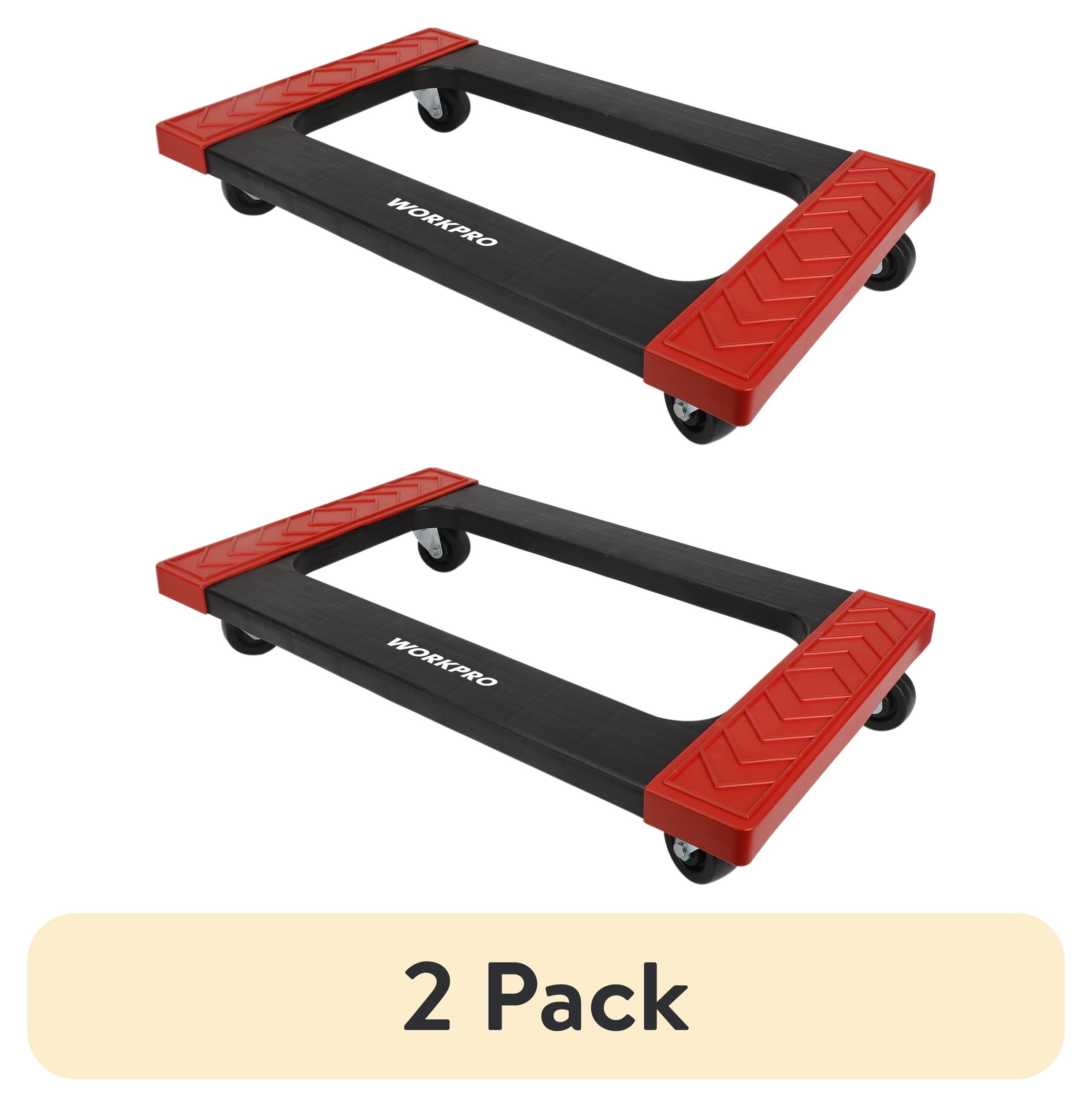 (2 pack) WORKPRO 30” Plastic Moving Dolly, 800-lb Capacity - Walmart.com