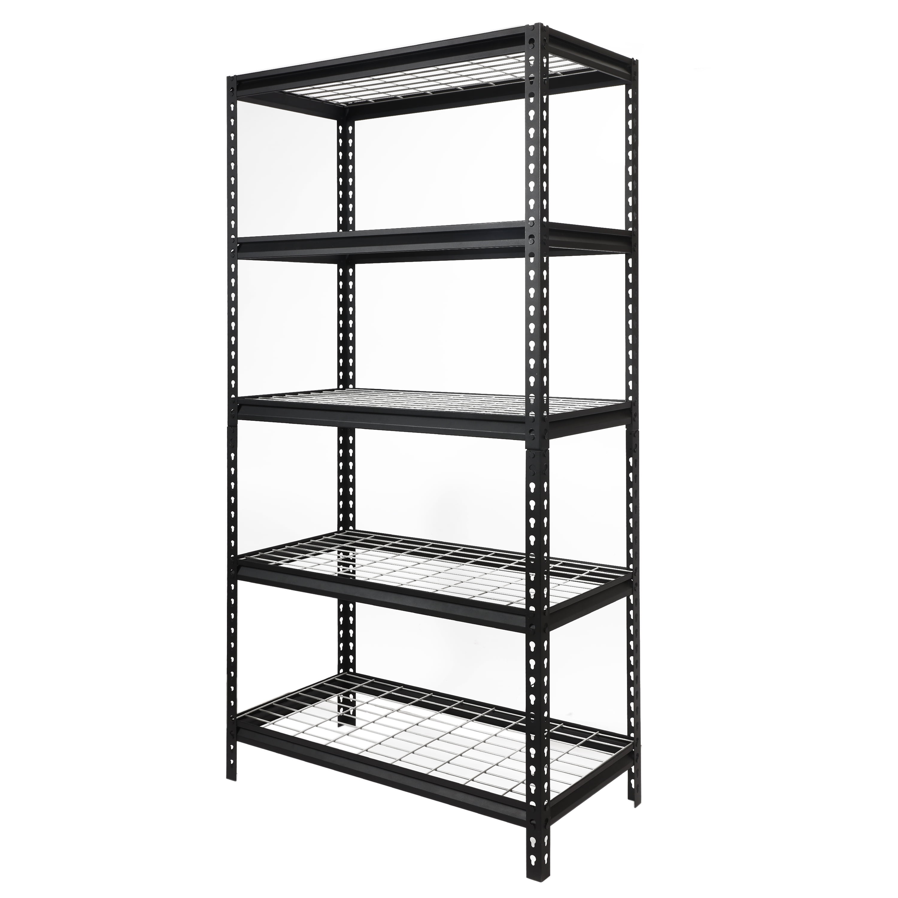 WORKPRO 36" W x 18" D x 72" H 5-Tier Freestanding Shelf, Storage Rack ...