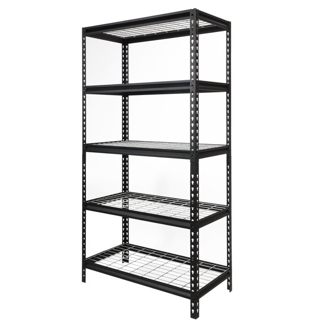 WORKPRO 36" W x 18" D x 72" H 5-Tier Freestanding Shelf, Storage Rack ...