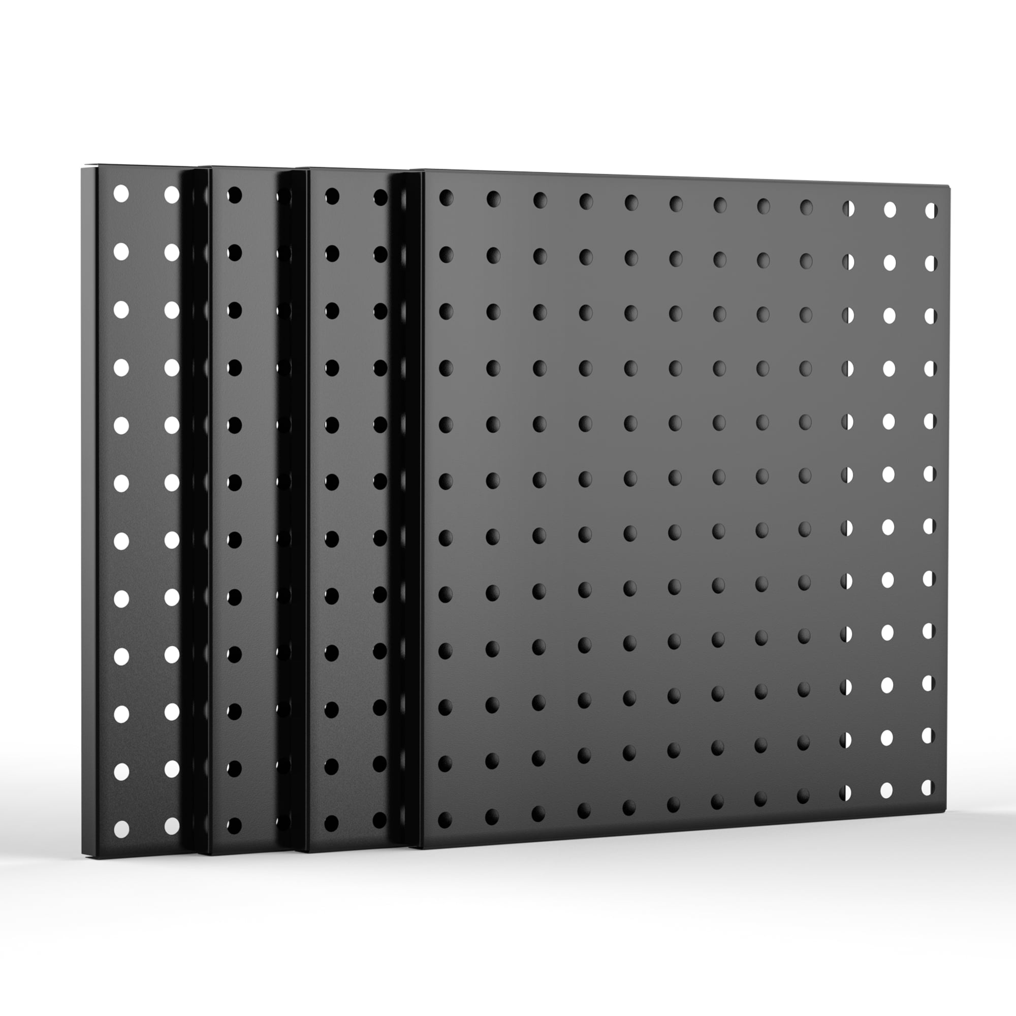 WORKPRO 4 Pack Metal Pegboard Panels, 12”x 12” Heavy Duty Metal ...