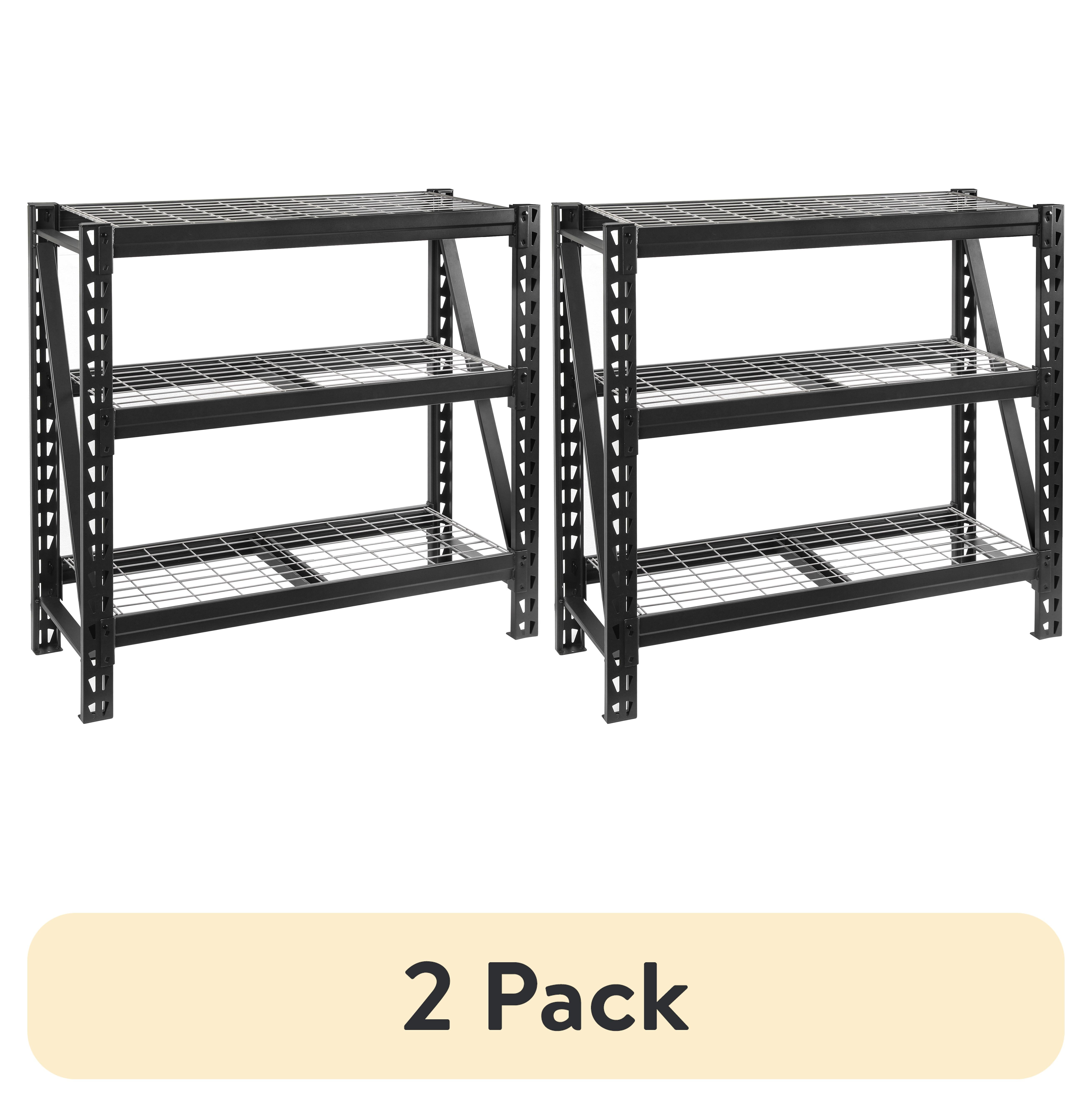 (2 pack) WORKPRO 48-Inch W x 18-Inch D x 48-Inch H 3-Tier Freestanding ...