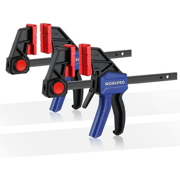 DCT Wood Clamps 2” Inch Pinch Dog 10-Piece Set Woodworking Glue Up ...