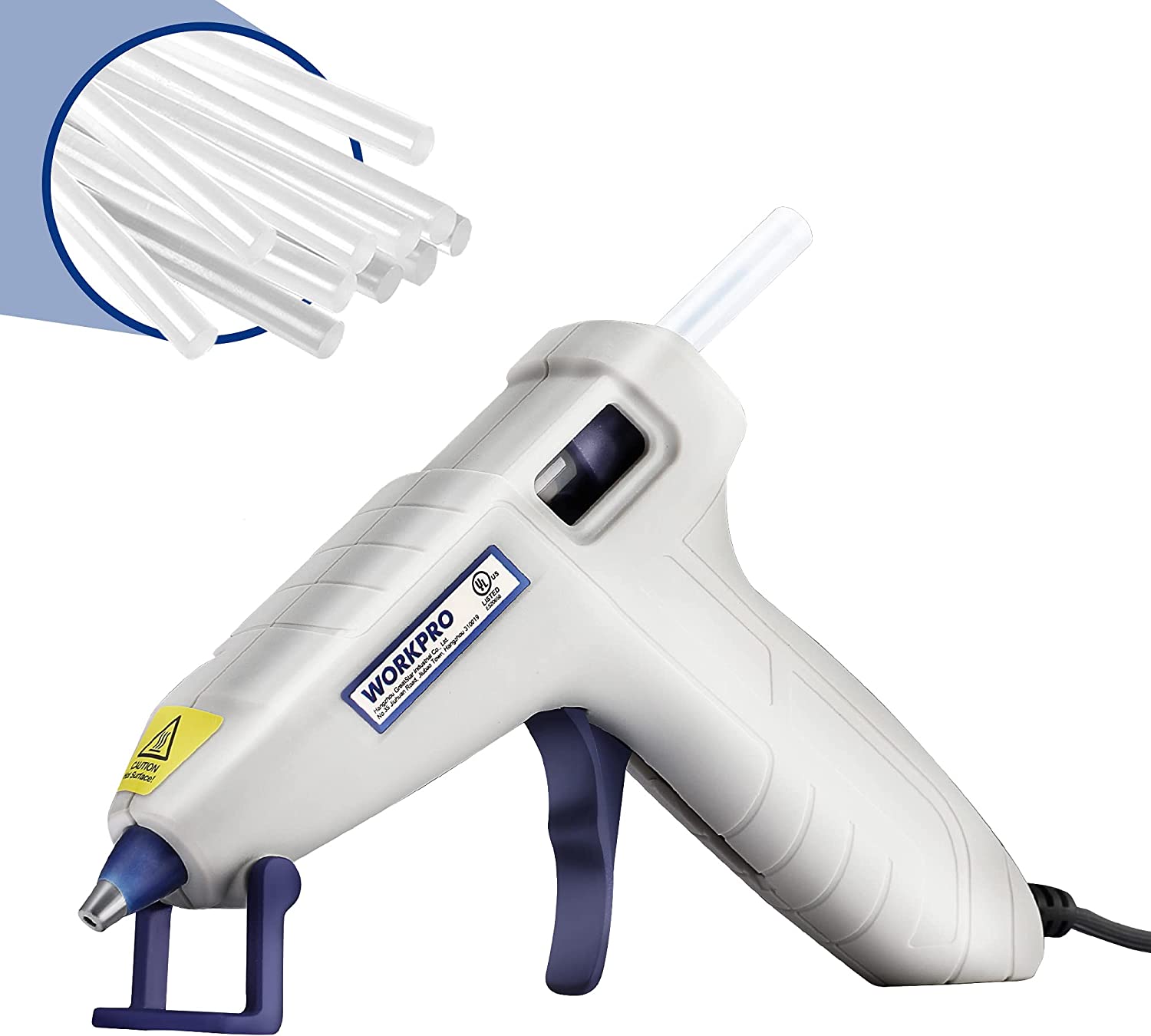 AdTech Full Size 2-Temp Dual Temperature White Hot Glue Gun, 1 Each ...