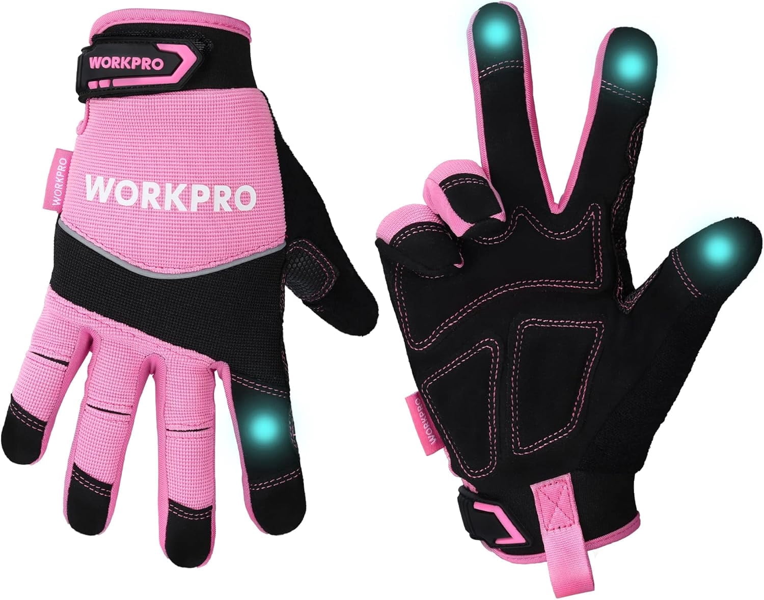 WORKPRO Safety Work Gloves, Mechanic Working Gloves for Men Women ...