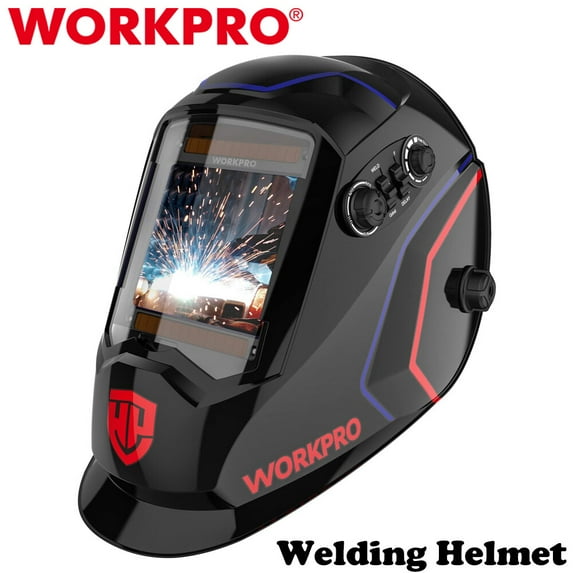 WORKPRO Welding Helmet Shield Large Viewing Welding Mask Hood 4Arc ...
