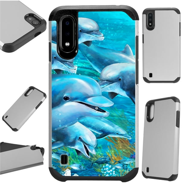 WORLD ACC Fusion Phone Case Compatible with Samsung Galaxy A01 Hybrid ...