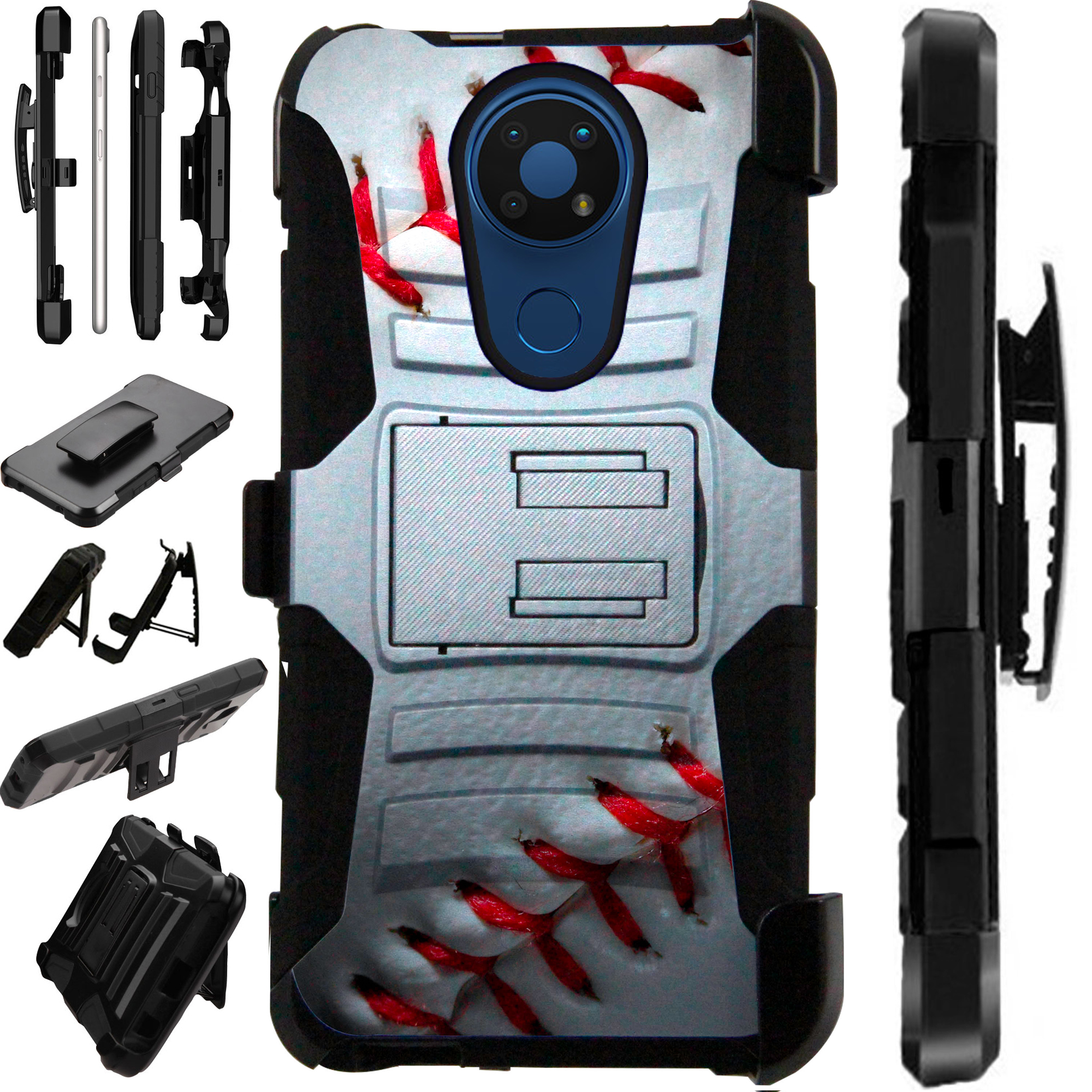 WORLD ACC LuxGuard Holster Case Compatible with Nokia C5 Endi Hybrid ...