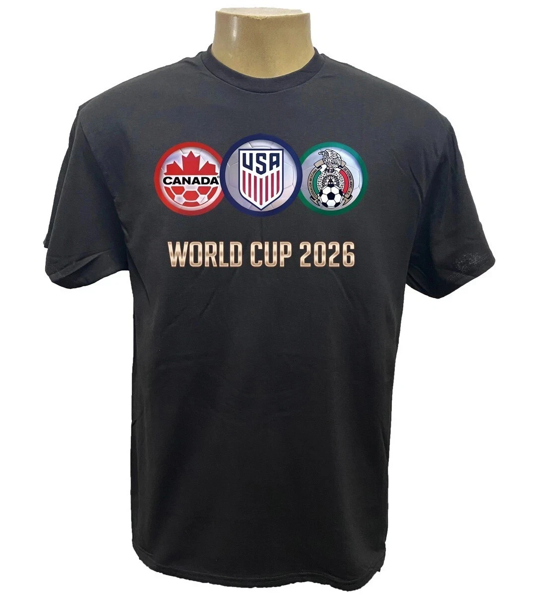 WORLD CUP 2026 CANADA USA MEXICO T-SHIRT FAN MADE - Walmart.com