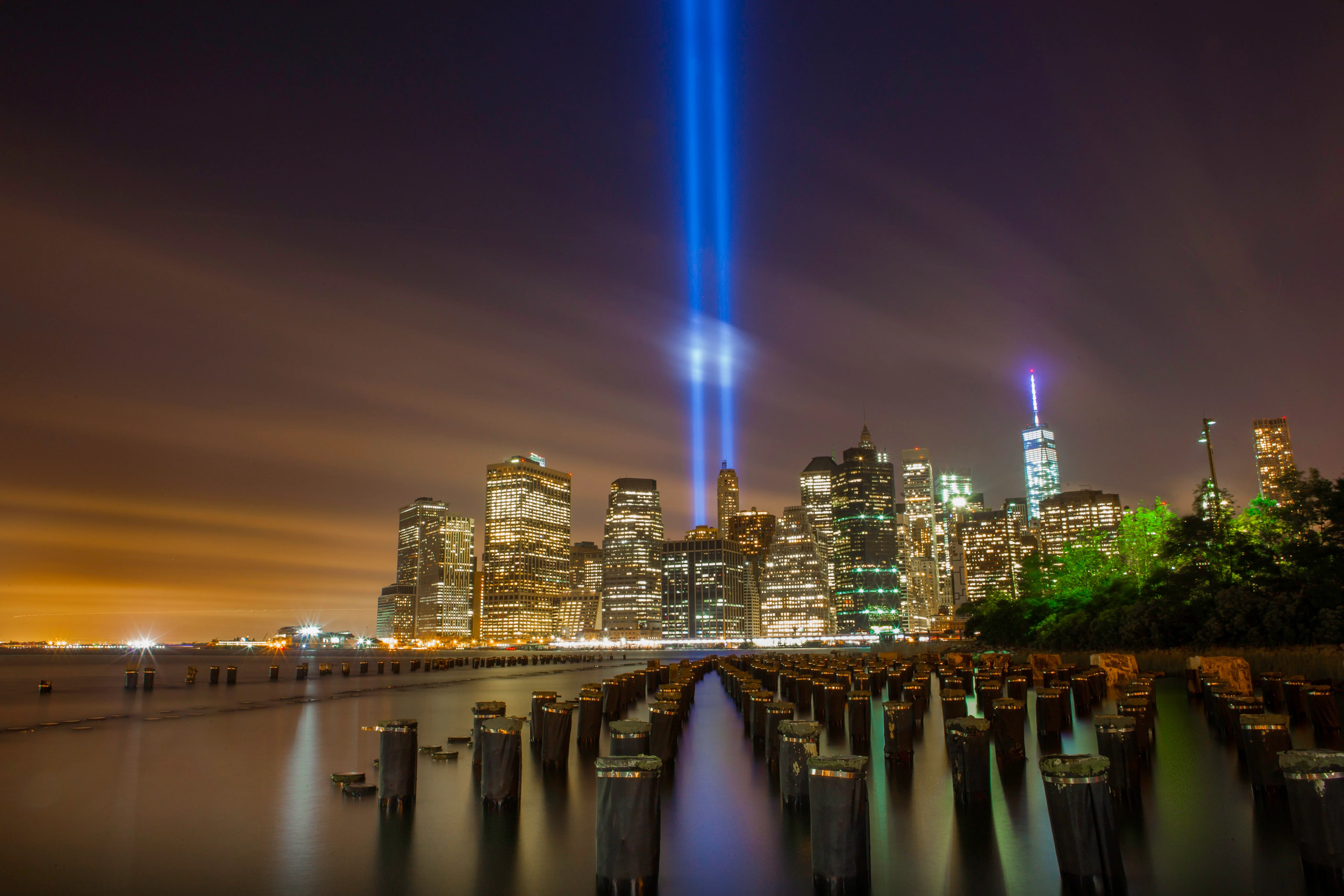 WORLD TRADE CENTER TRIBUTE SKYLINE NY WTC GLOSSY POSTER PICTURE PHOTO ...