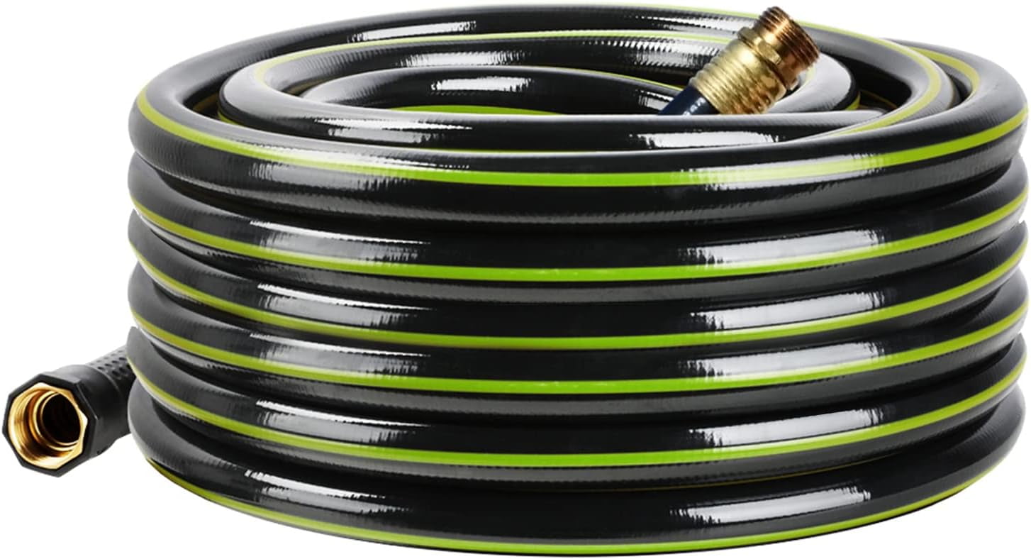WORTH 5/8 in. X 25ft Expandable Garden Hose,No Kink Heavy Duty Flexible ...