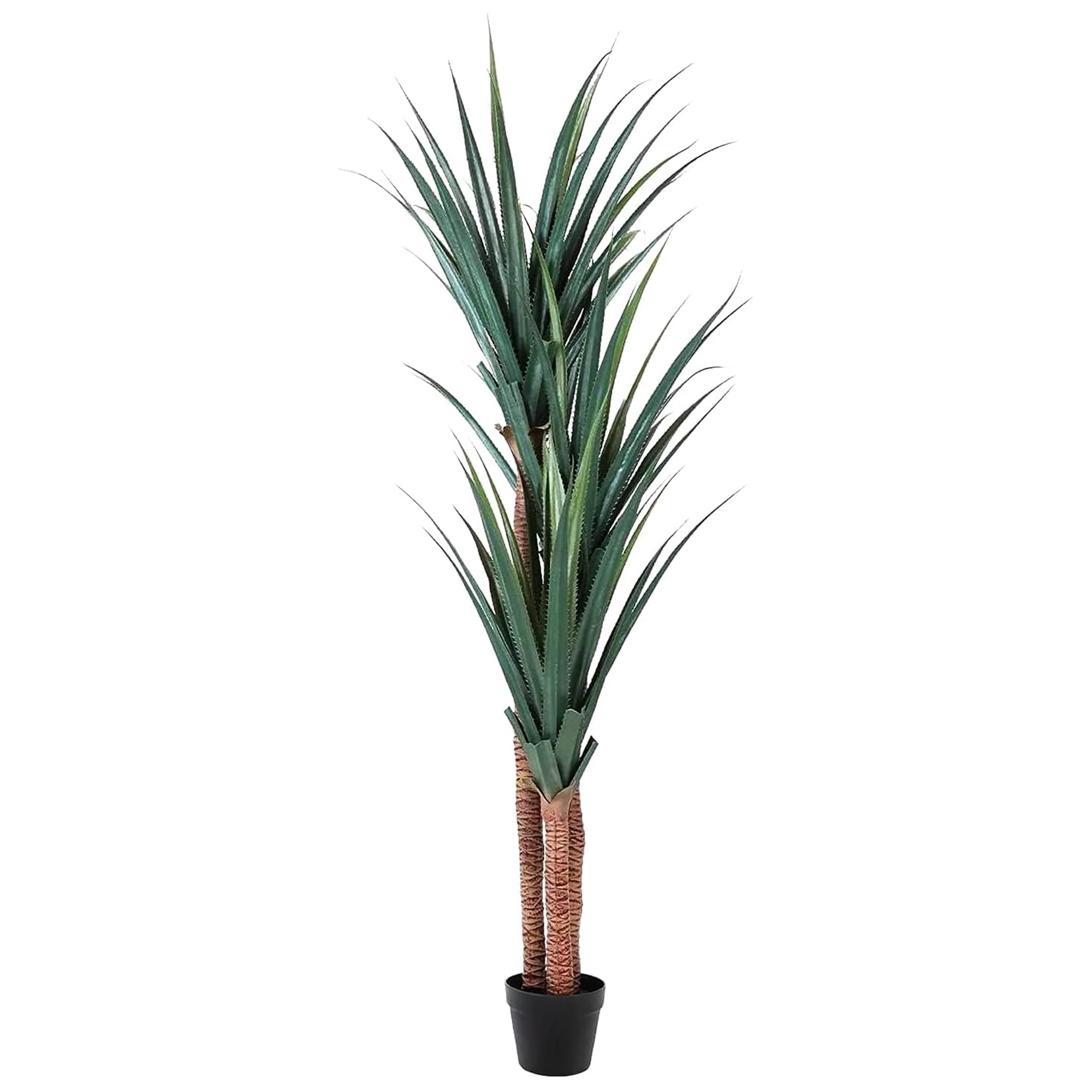 WORTH 6ft Artificial Yucca Tree,Faux Silk Plant,Realistic Tropical ...