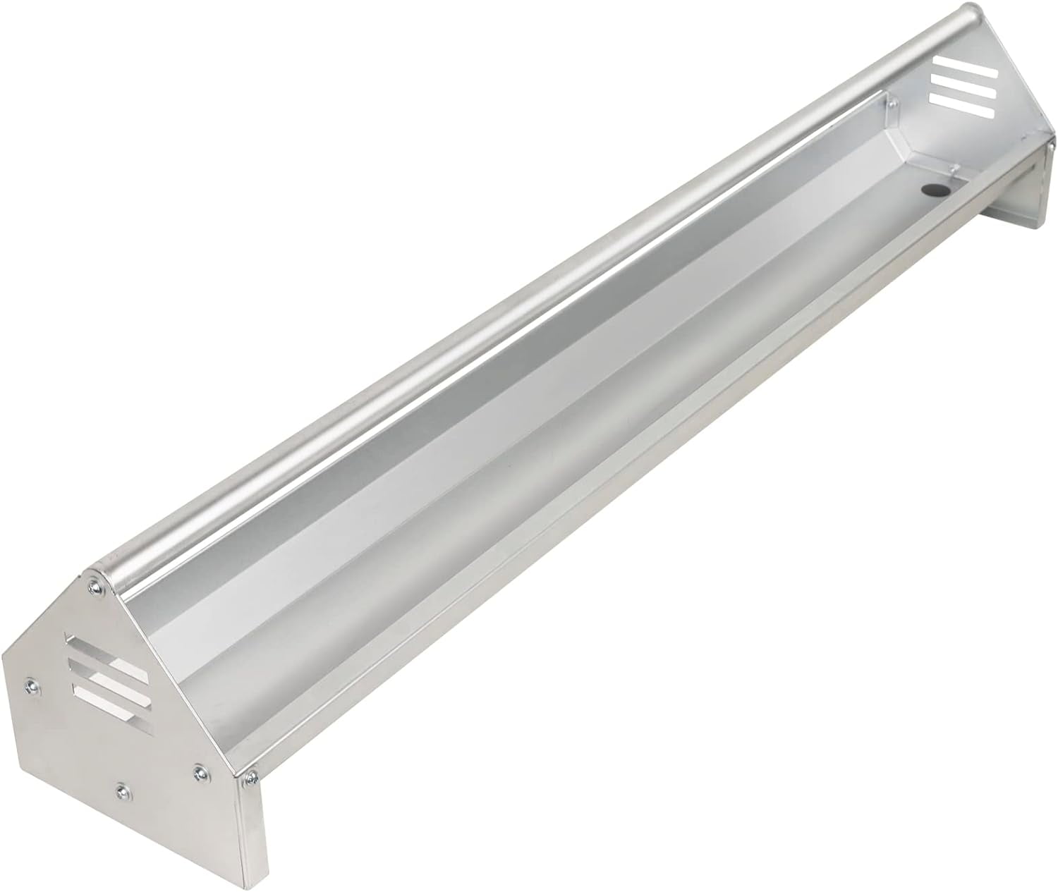 WORTH Galvanized Steel Chicken Feeding Trough W/Crossbar, 45" Long ...