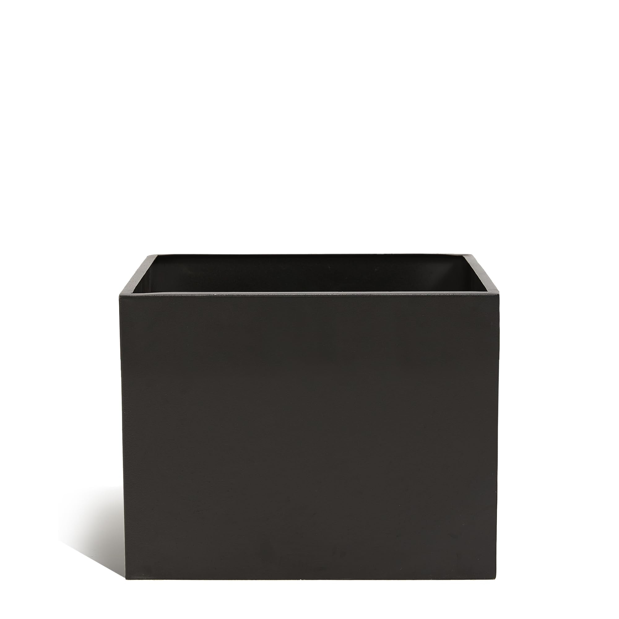 WORTH Metal Square Steel Planters 13" L.x13 W.x11 H. Modern Cube ...