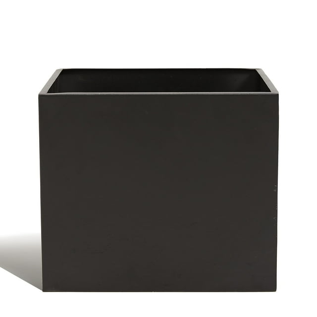 WORTH Metal Square Steel Planters - 20" L.x20 W.x21 H. Modern Cube ...