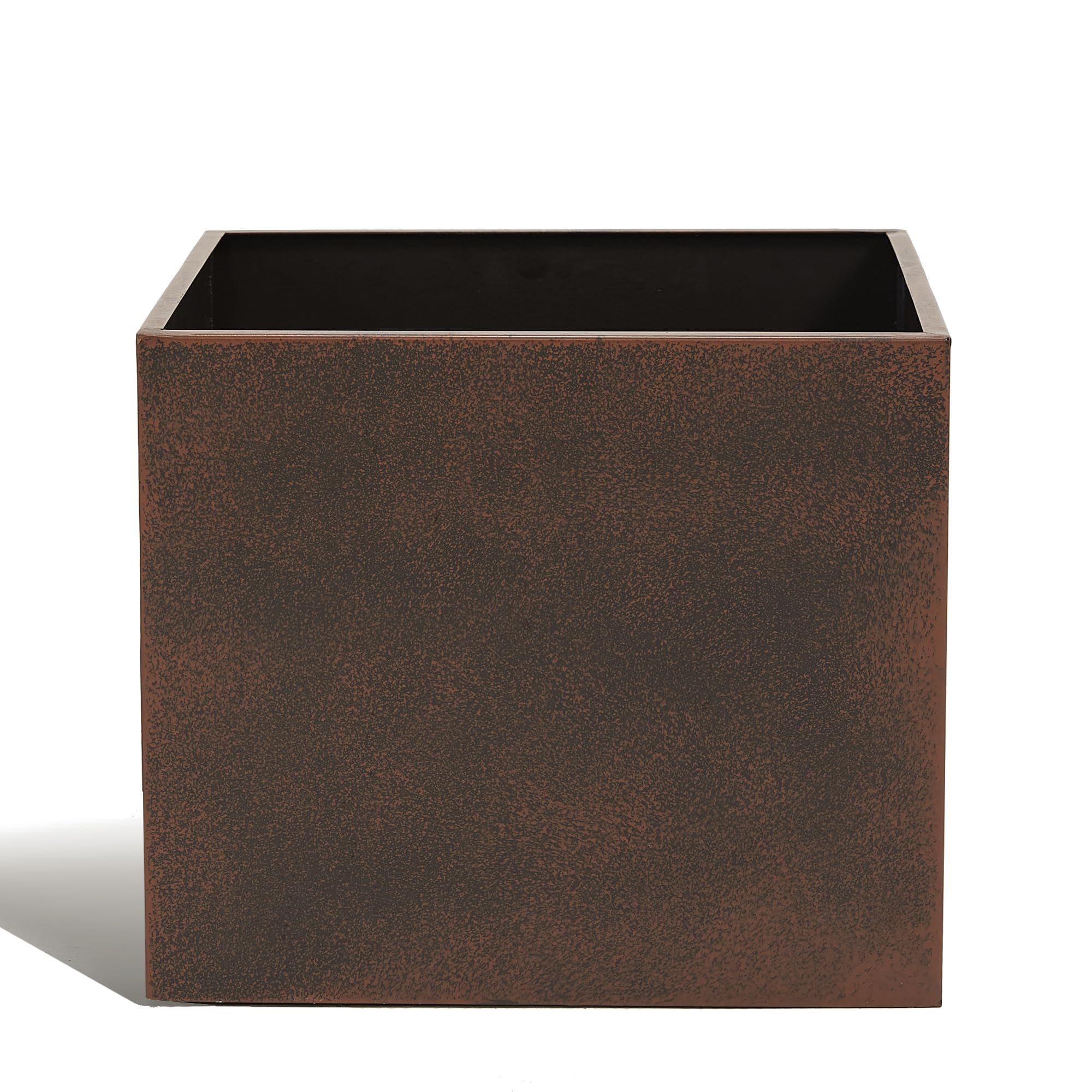 WORTH Metal Square Steel Planters - 20" L.x20 W.x21 H. Modern Cube ...