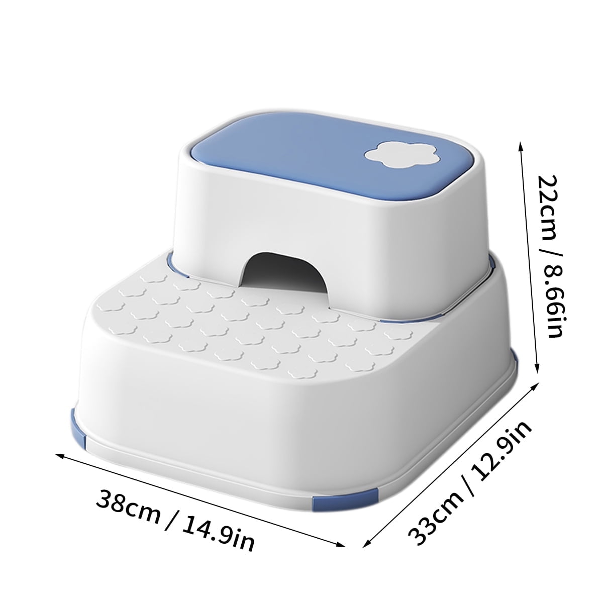 WORTHBUY Kid Step Stool Bathroom Non Slip Safety Training Stool Washing ...