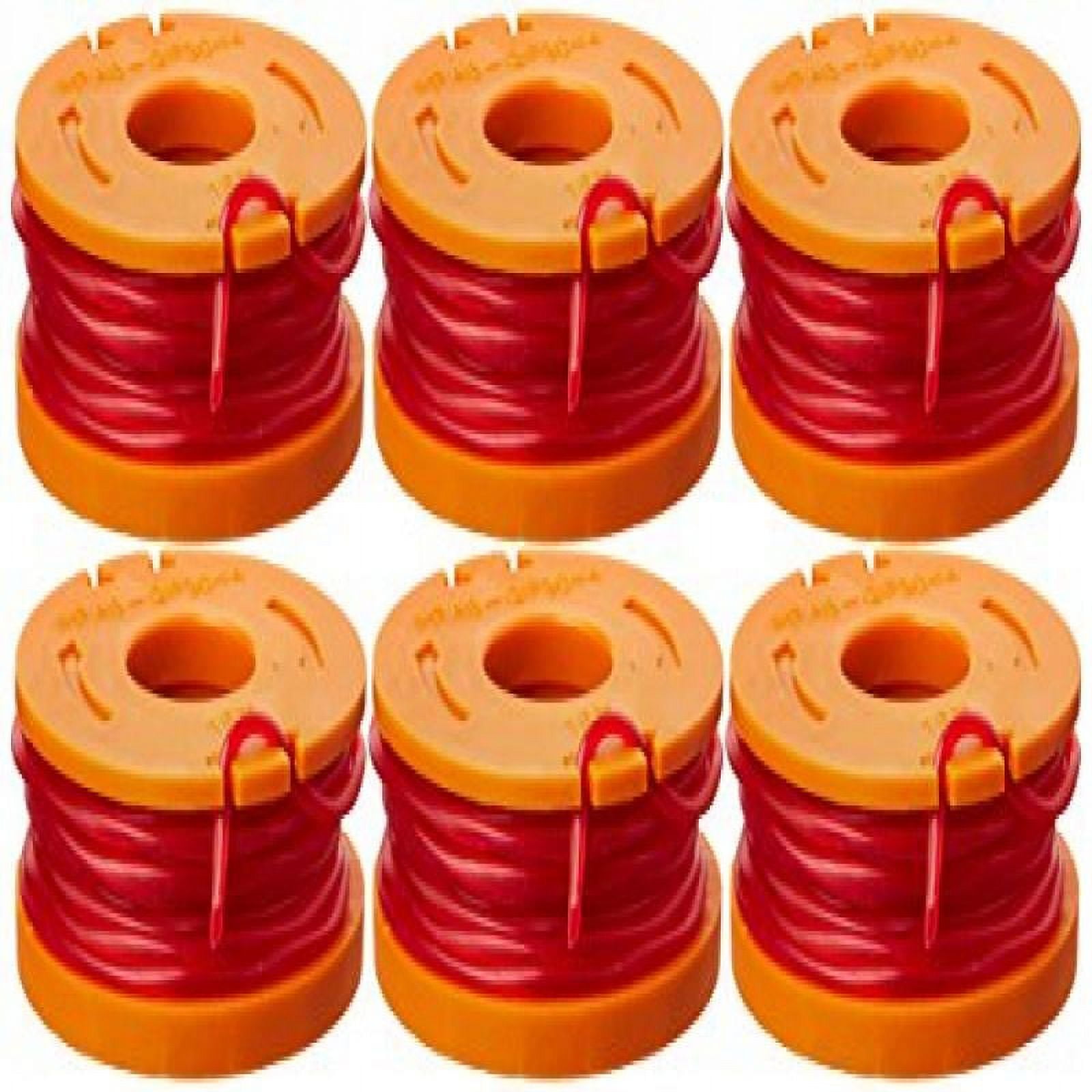 WORX WA0010 10-Foot Trimmer String/Edger Cord, 6-Pack for Compatible ...