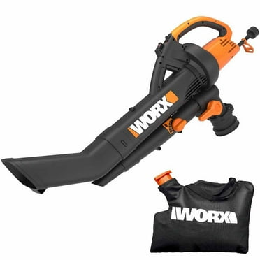 WG509 12 Amp Trivac, 3 in 1 Electric Leaf Blower, Leaf Vacuum & Leaf ...