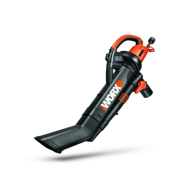 WORX WG509 Lightweight Leaf Yard Vacuum Mulcher Combo with Impellar Bag ...