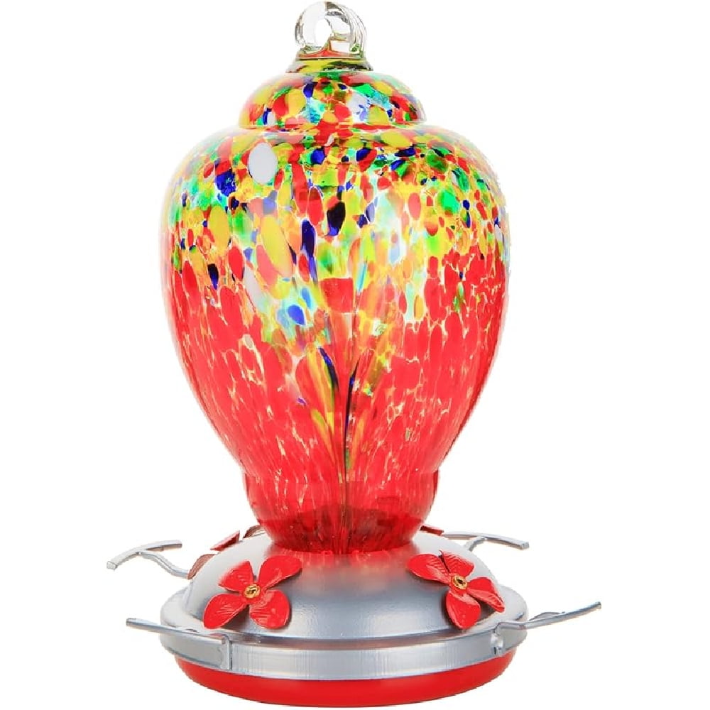 WOSIBO Hummingbird Feeder for Outdoors Patio Large 32 Ounces Colorful ...