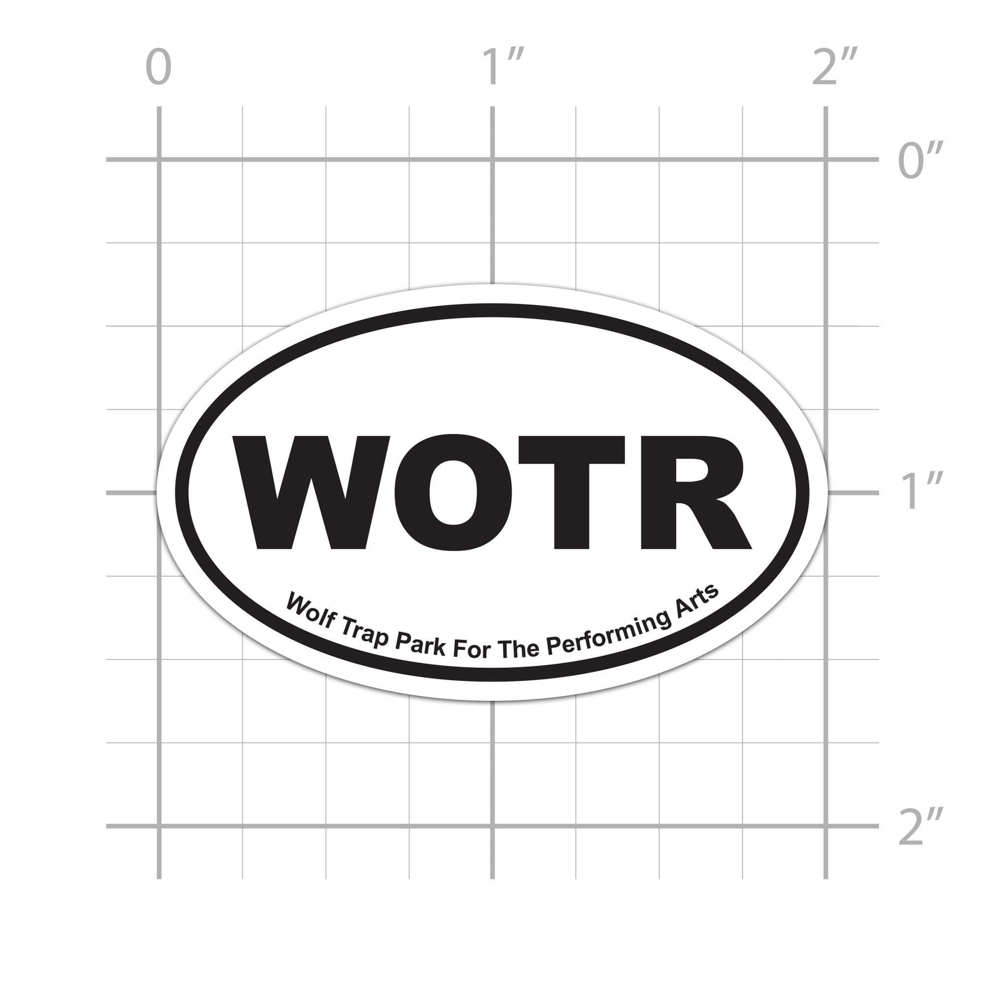 WOTR Wolf Trap Park For The Performing Arts Sticker for water bottle ...