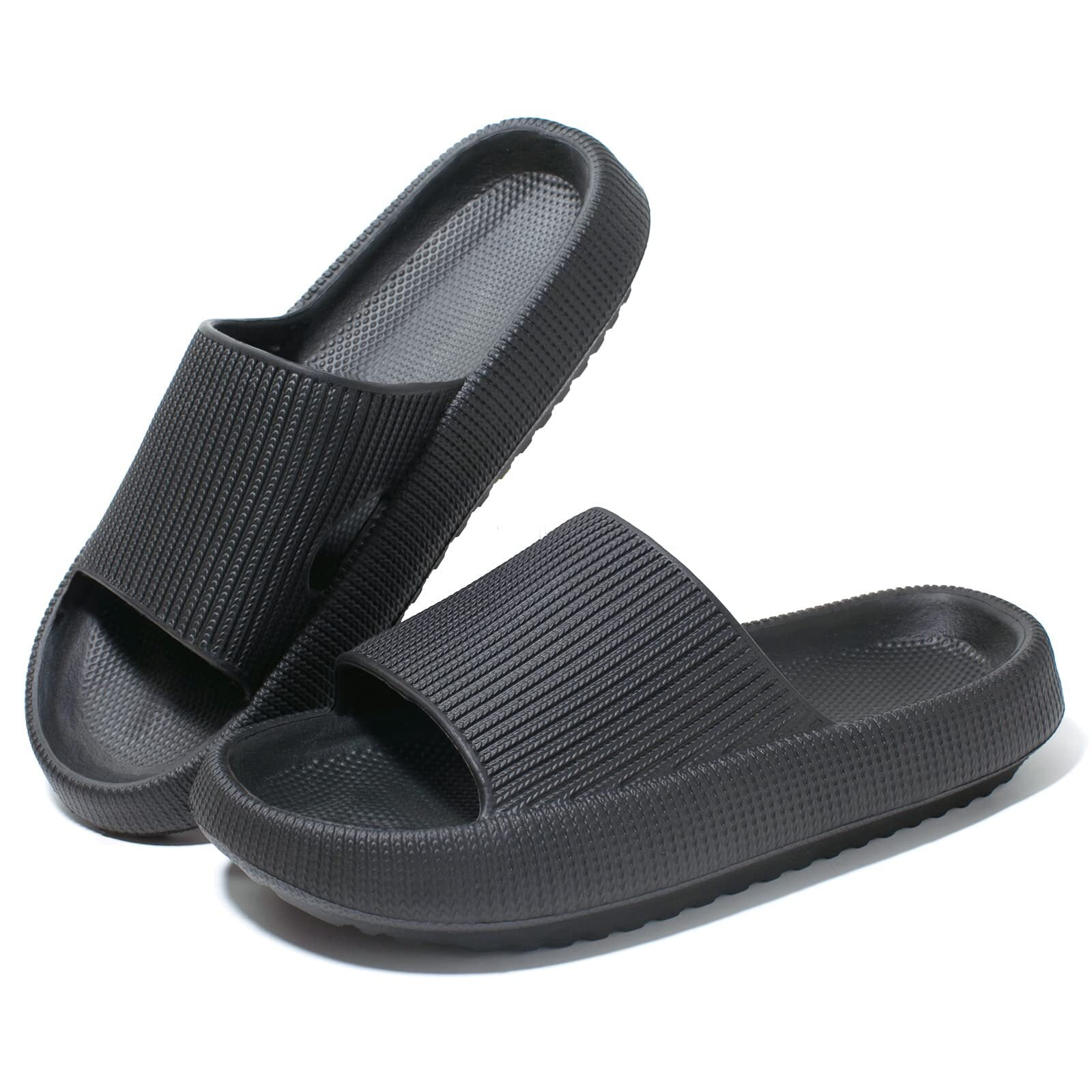 WOTTE Shower Shoes for Womens Mens Quickly Dry Soft Cushion Tick Sole ...