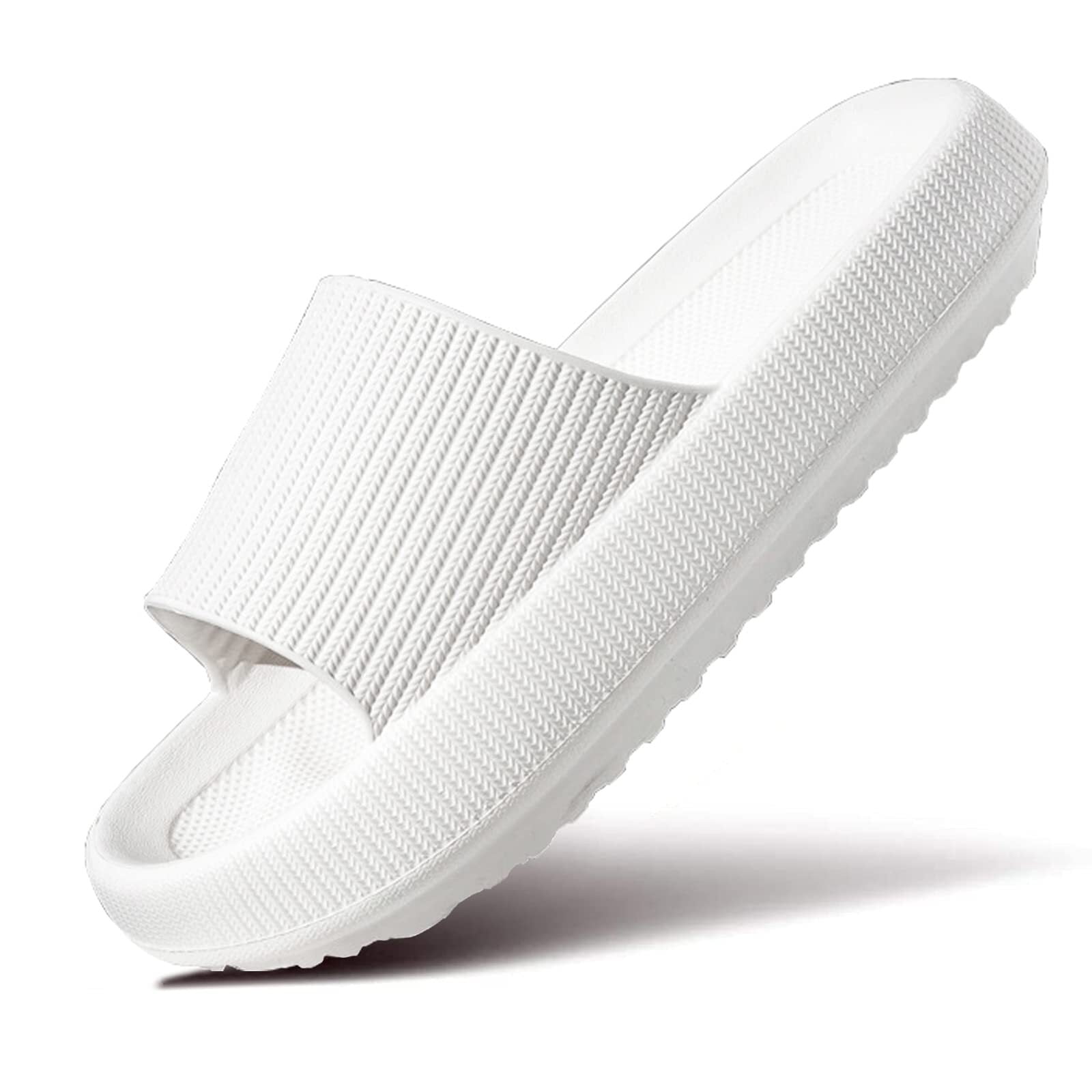 WOTTE Shower Shoes for Womens Mens Quickly Dry Soft Cushion Tick Sole ...