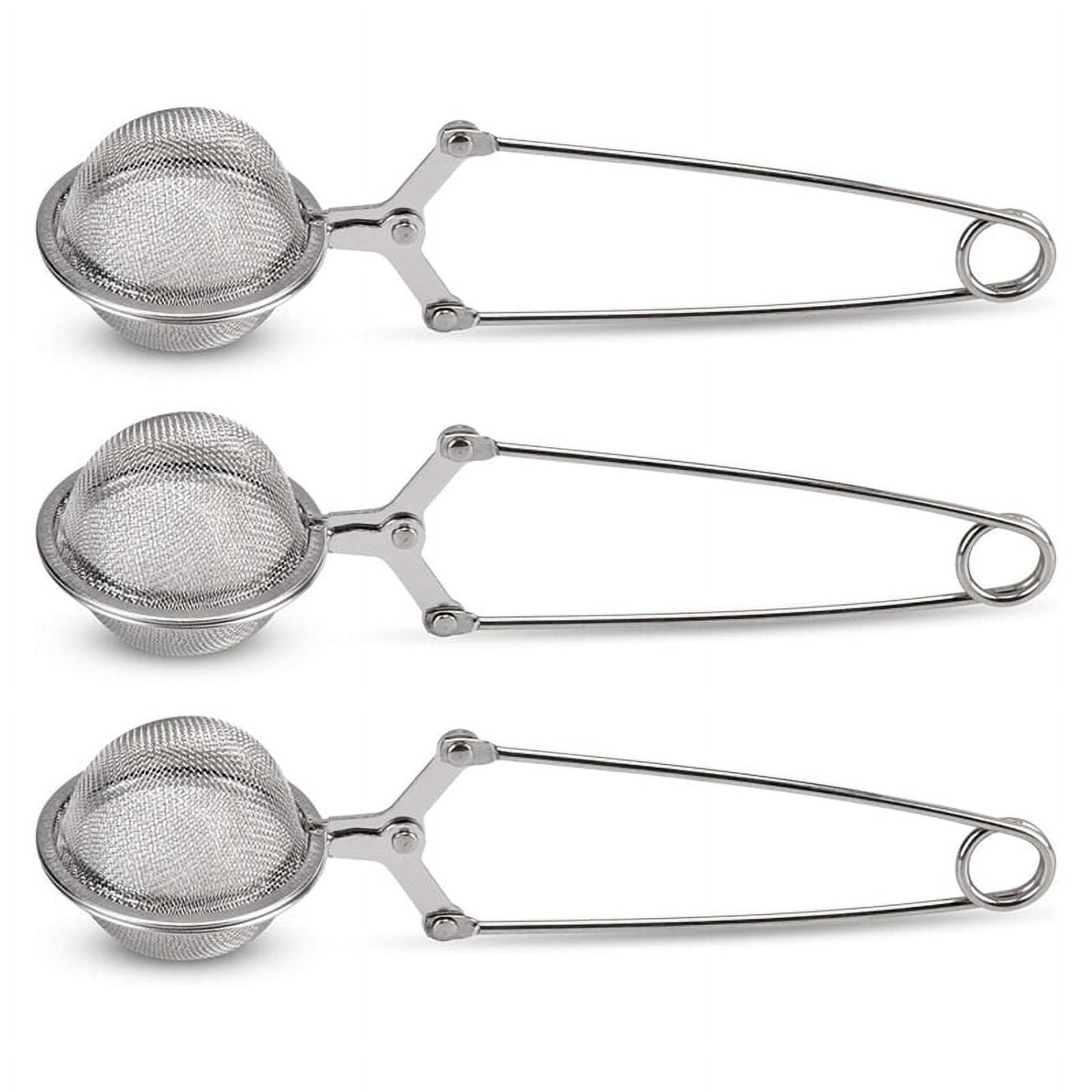 WOVELOT Stainless Steel Tea Strainers, 3 Count, Fine Mesh, Tea Ball ...