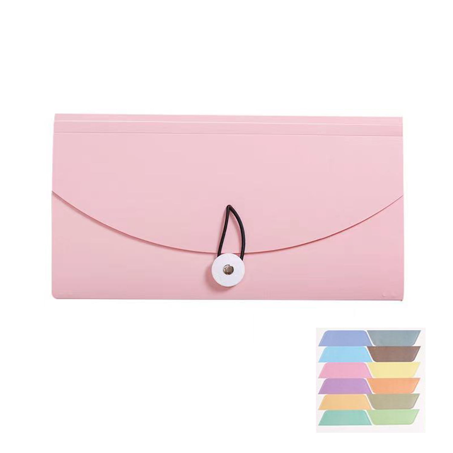 WOVTE Expanding File Folder -13 Pockets Small Accordion File Folder ...