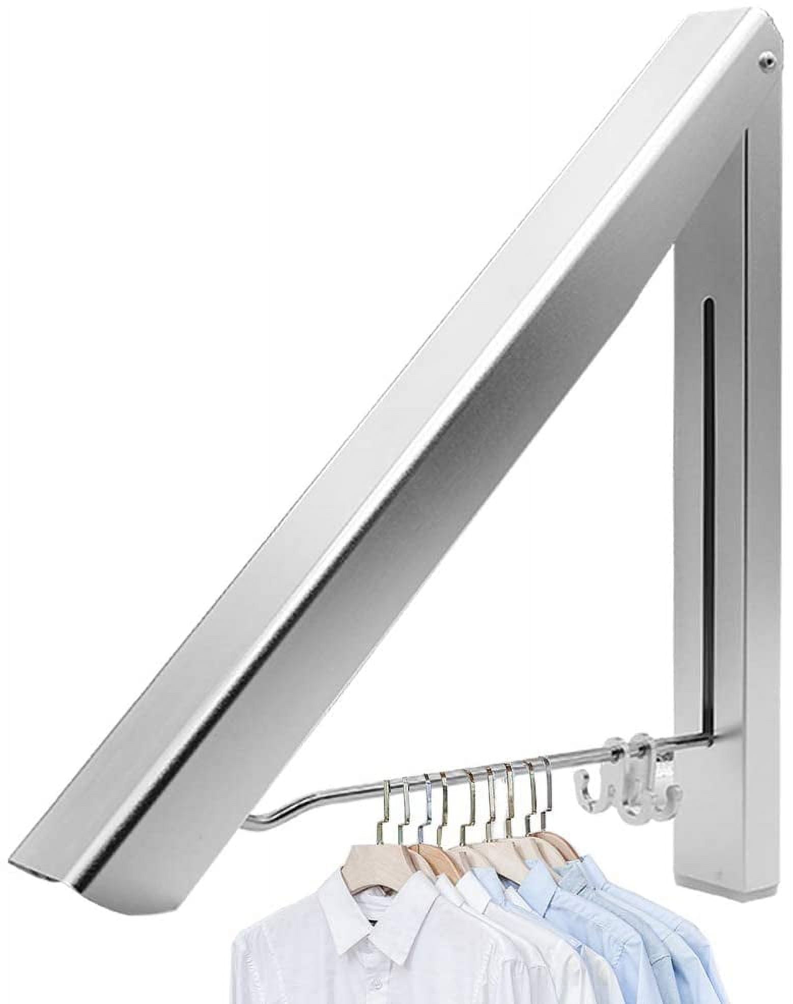 WOVTE Foldable Telescopic Drying Rack Aluminum Alloy Wall Hanging ...