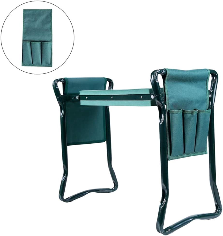 WOVTE Garden Kneeling Stool Side Toolkit Side Kit Large Tool Pocket for ...