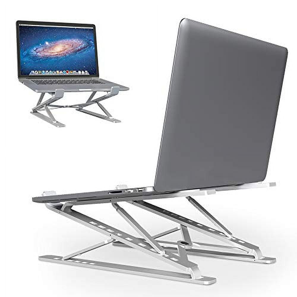 WOVTE Laptop Stand Adjustable Laptop Riser Ergonomic Laptop Tray for ...