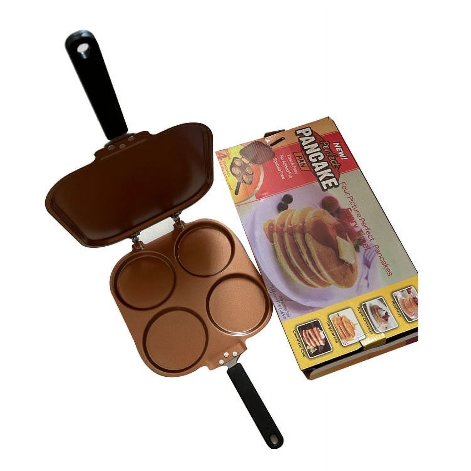 WOVTE Non Stick Pancake Pan Flip Perfect Pancake Maker Breakfast ...