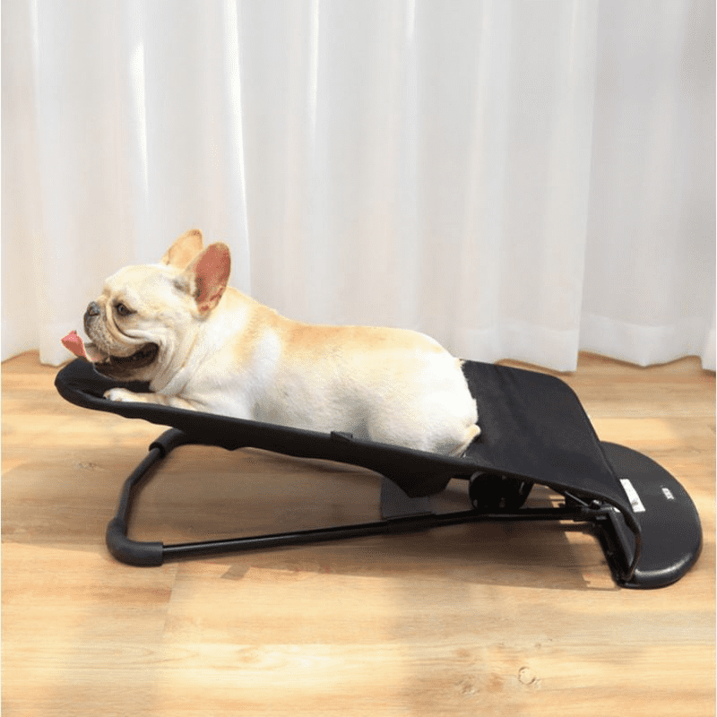 WOVTE Pet Rocking Chair, Portable Dog Rocking Chair, Pet Dog Bed Cat ...