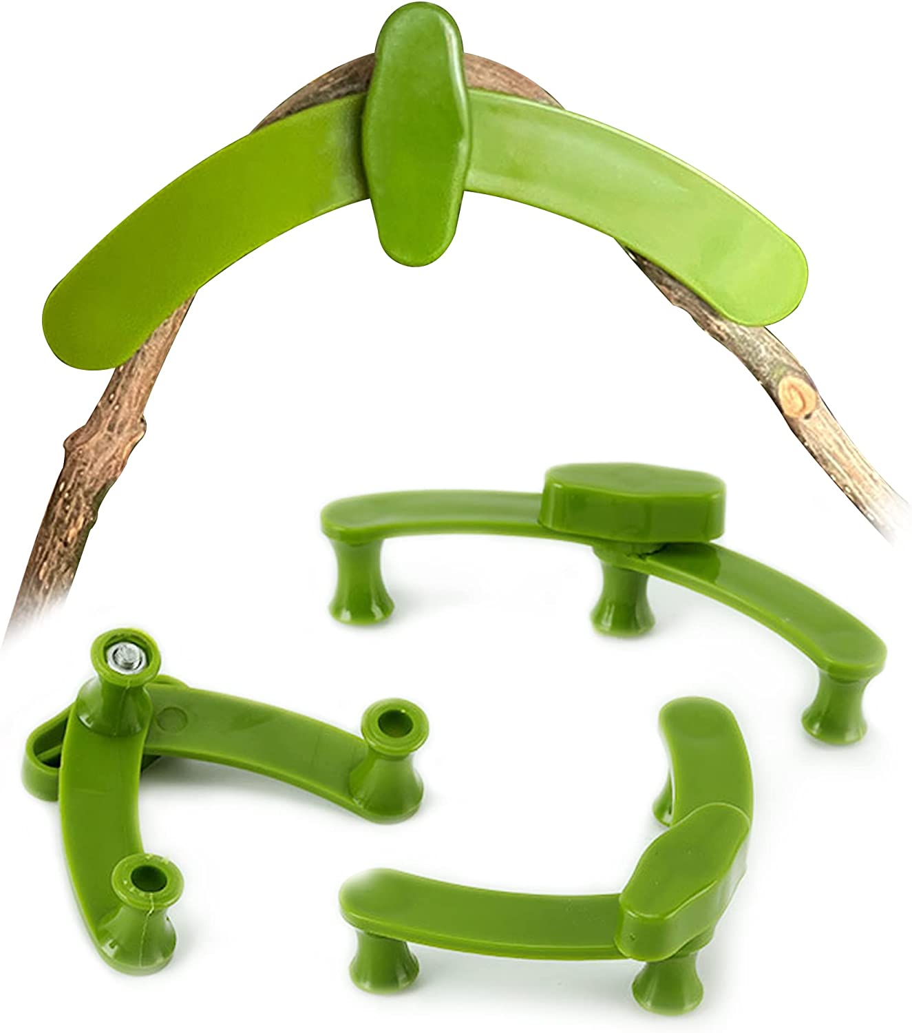 WOVTE Plant Branch Benders Adjustable 360 Degrees Plant Supports Clips ...