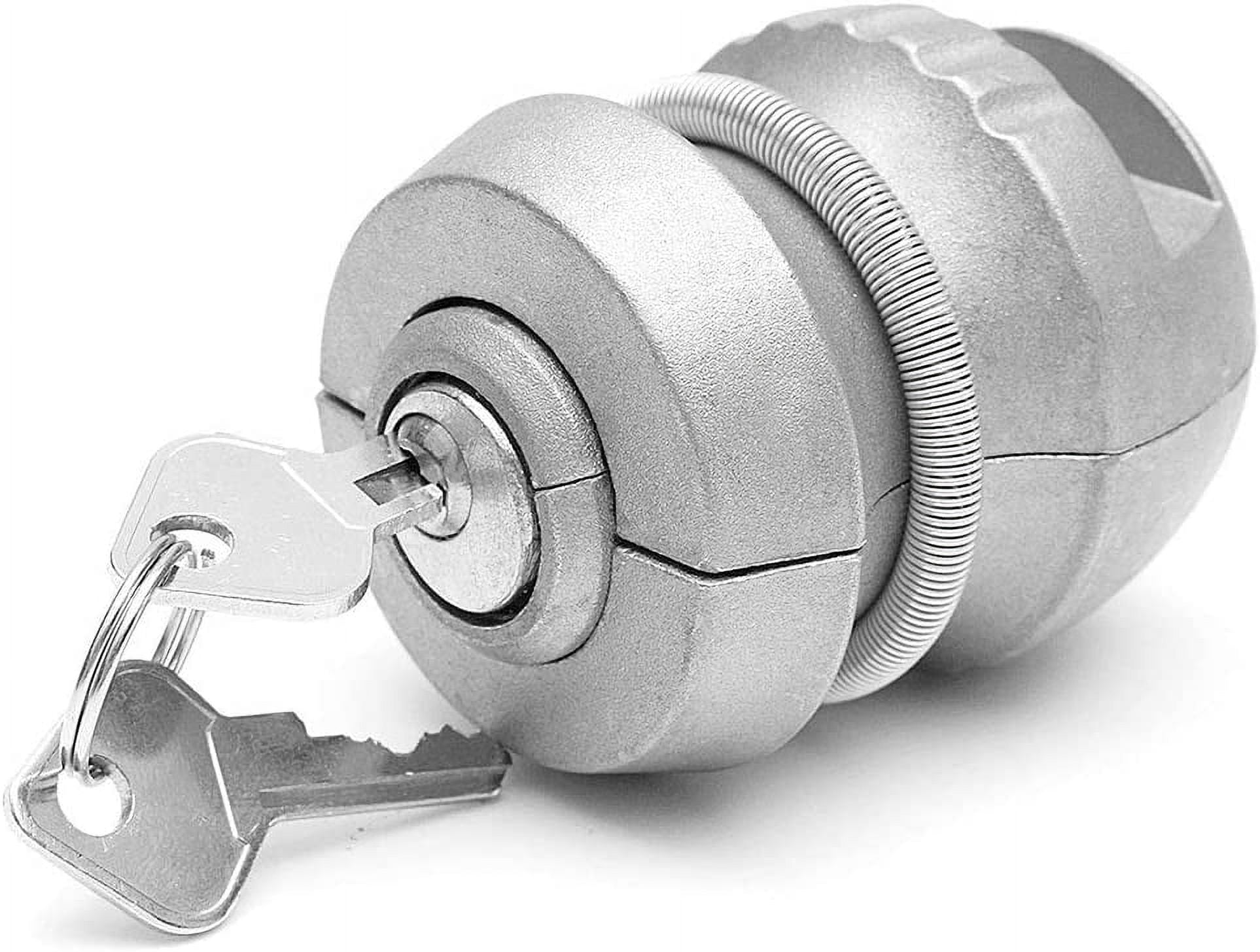 WOVTE Universal Trailer Hitch Lock Coupling Tow Ball Padlock Lock Tow ...