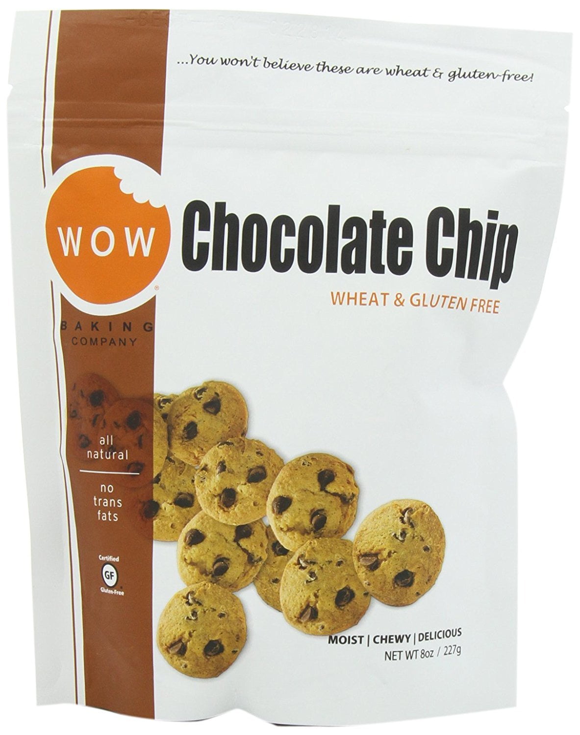 WOW BAKING COMPANY Cookies, Chocolate Chip, 8-Ounce (Pack of 6 ...