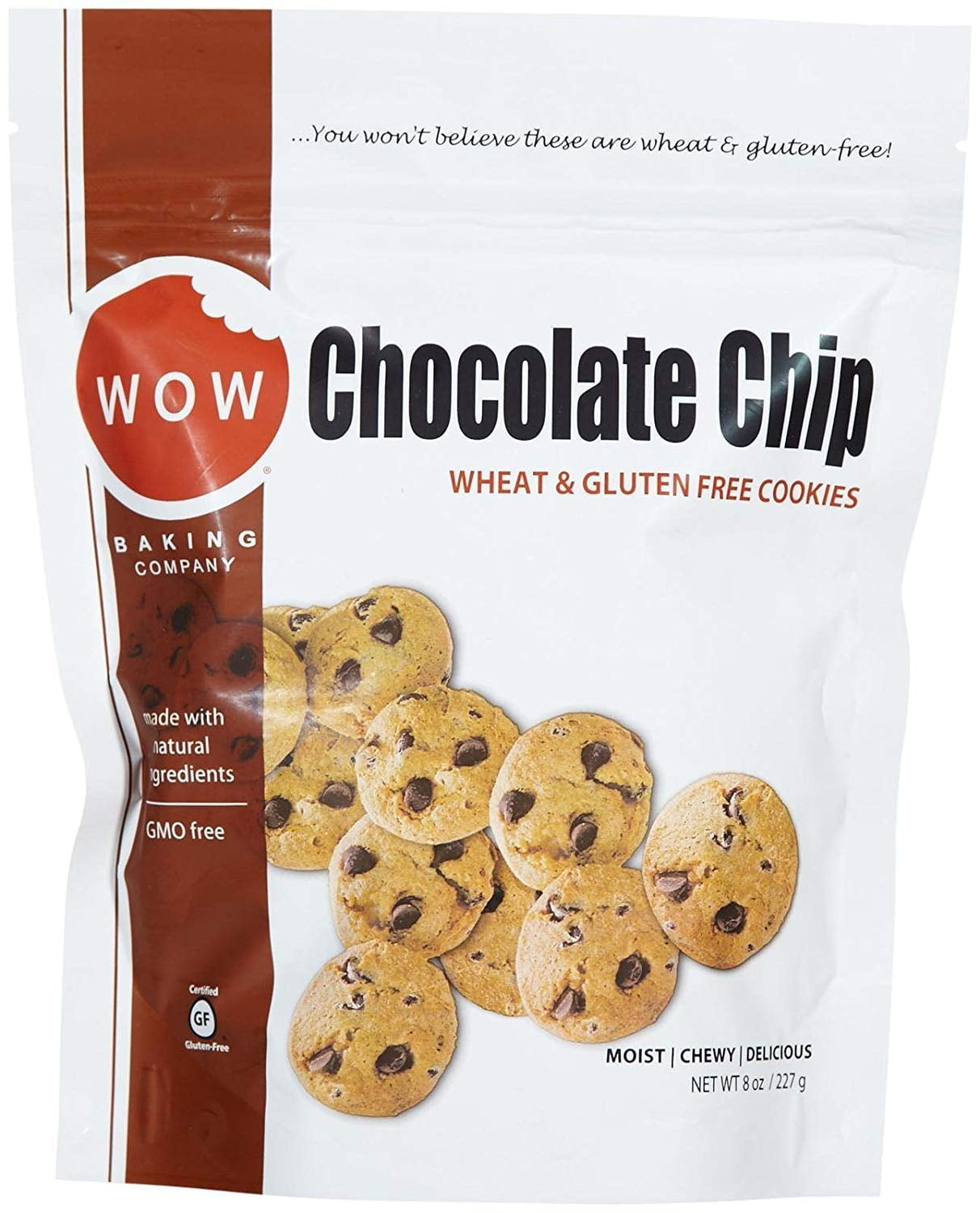 WOW Baking Company Gluten Free Cookies - KMC2Chocolate Chip - 8 oz ...