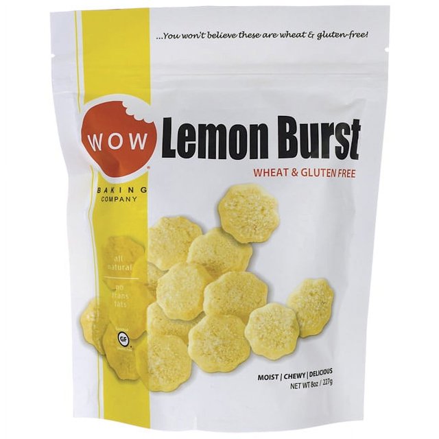 WOW Baking Soft-Baked Gluten Free Lemon Burst Cookies, 8 Oz - Walmart.com