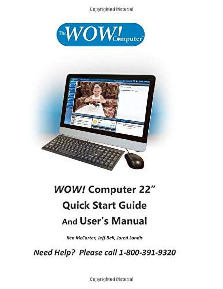 Pre-Owned WOW Computer 22" Quick Start Guide and User's Manual: Mac ...