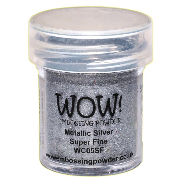 WOW! Embossing Powder Super Fine 15ml-Silver - Walmart Business Supplies