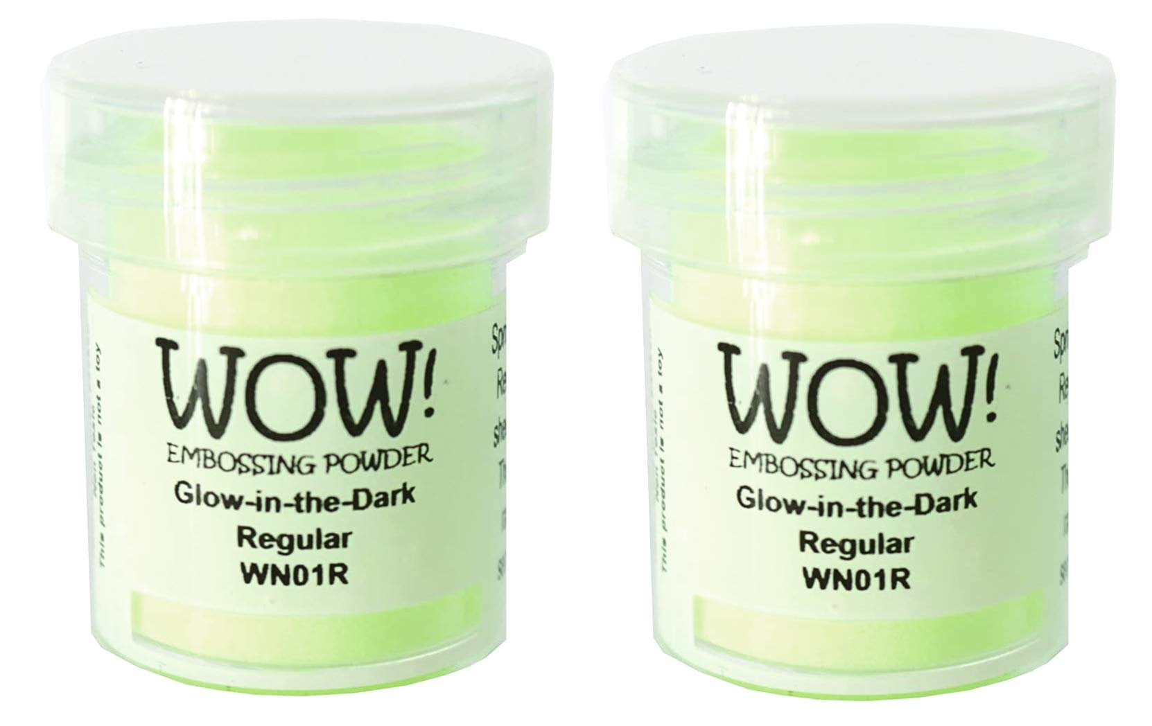 WOW! - Glow in The Dark Embossing Powder WN01R Pack of 2 - Walmart.com