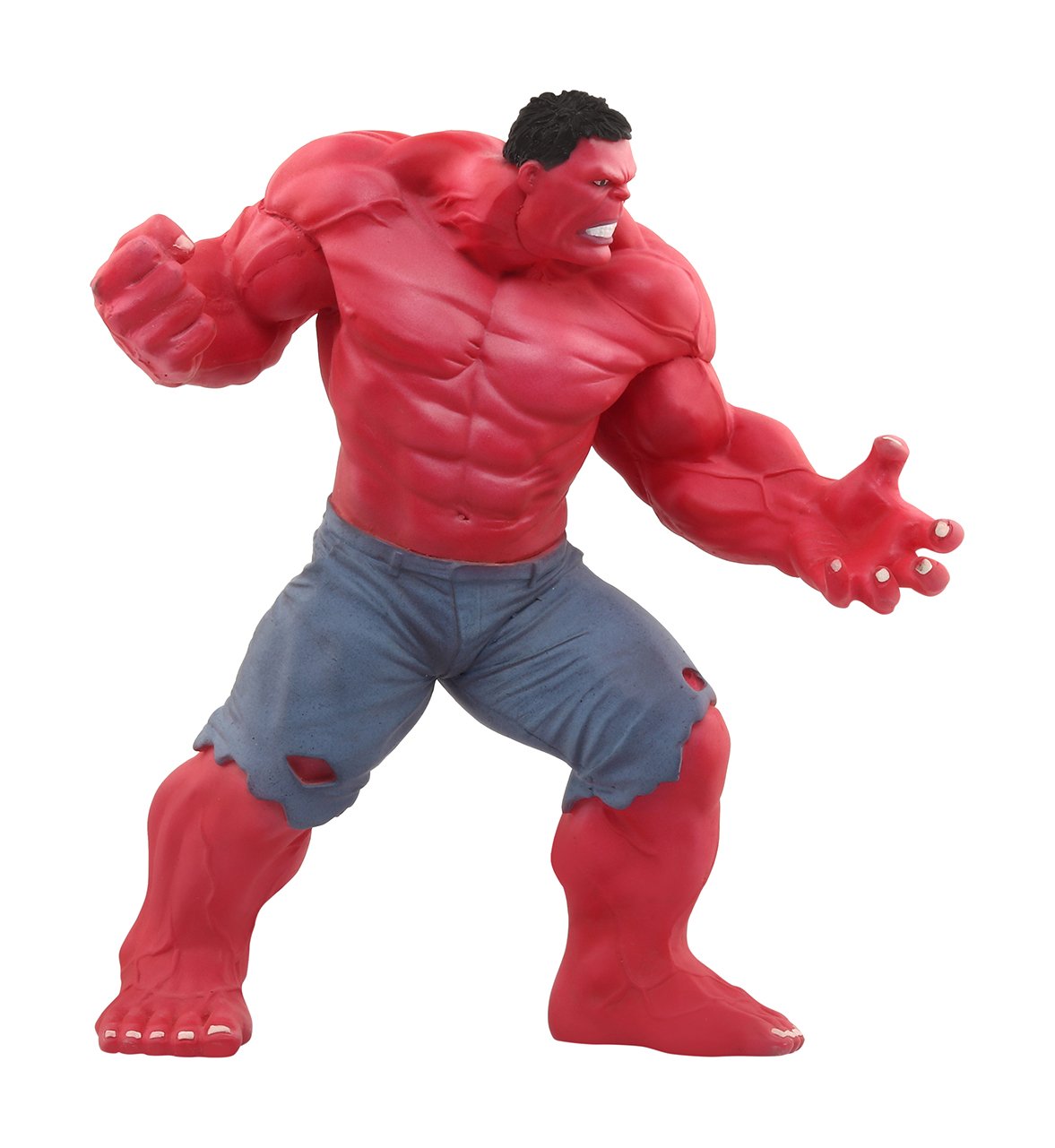 WOW HEADS Resin Hulk Figurine Red Avenger Superhero Statue HandPainted ...