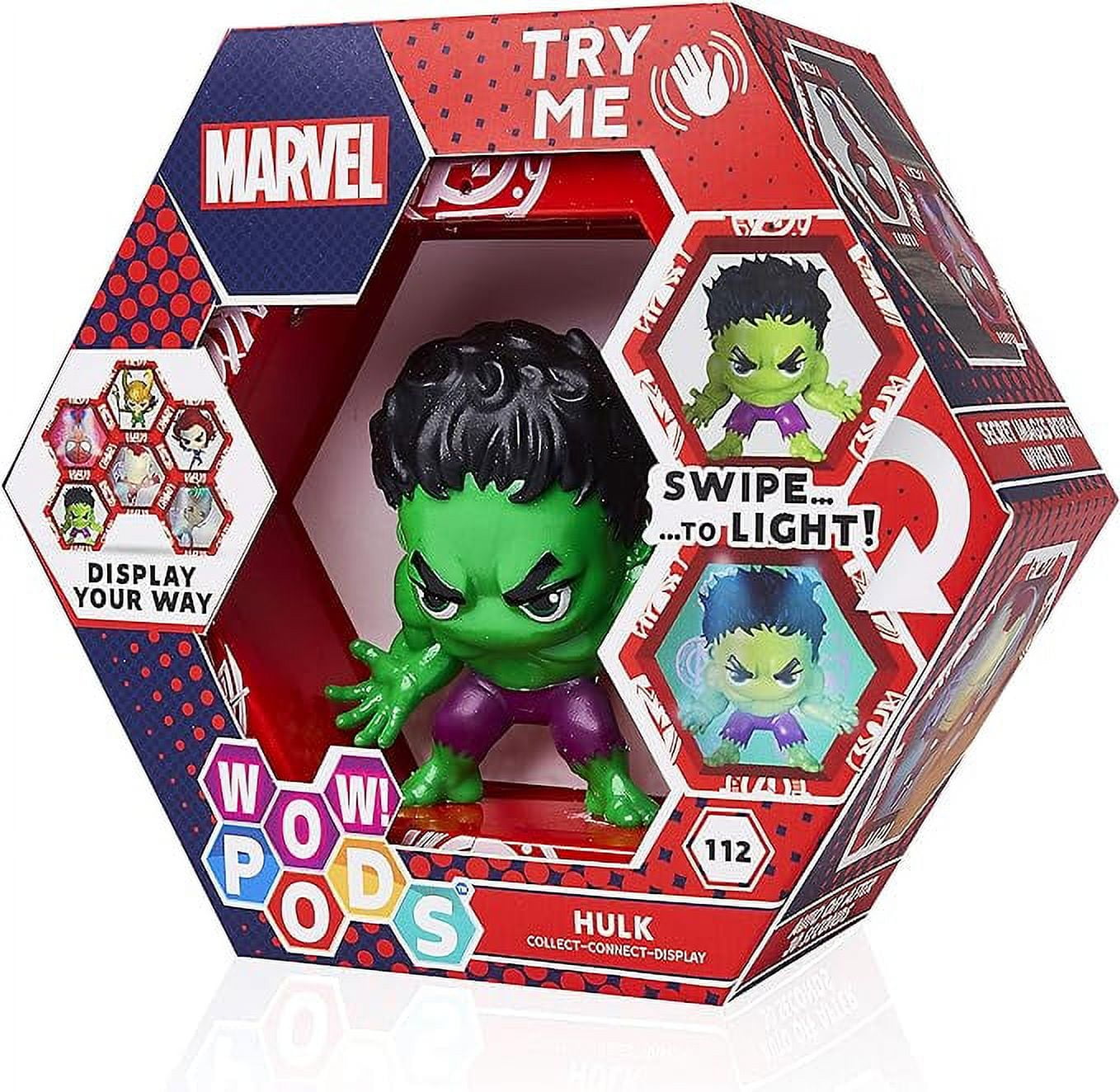 WOW! PODS Avengers Collection - The Hulk | Superhero Light-Up Bobble ...