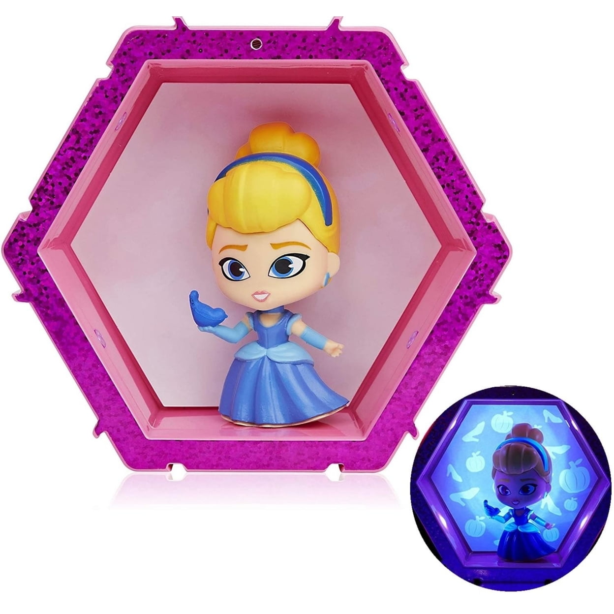 WOW Pods Disney Princess Cinderella Swipe to Light Connect Figure ...