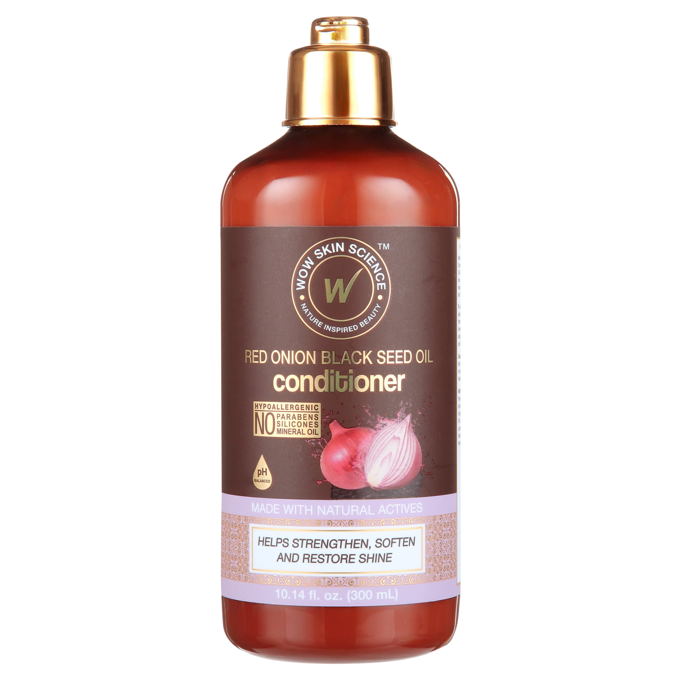 WOW Skin Science Red Onion Black Seed Oil Conditioner for Beautiful, Strong Hair - Walmart.com
