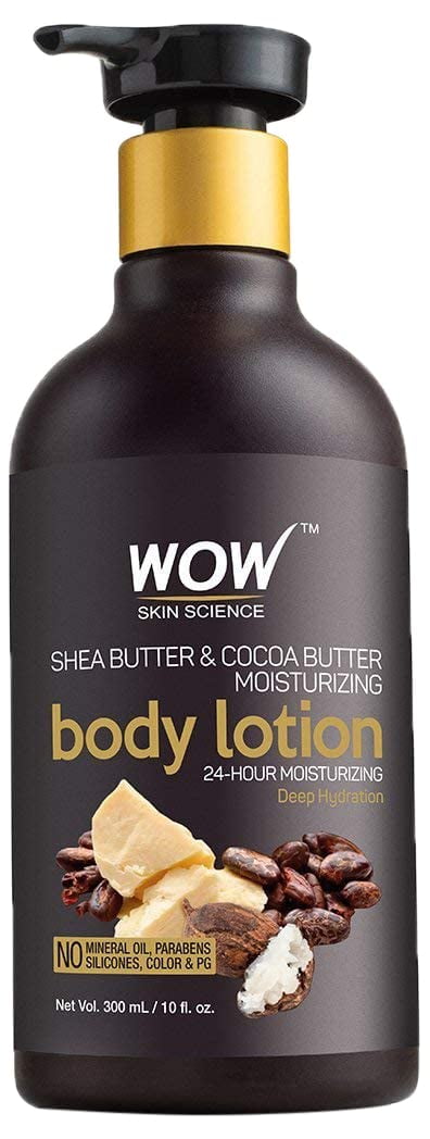 WOW Skin Science Shea & Cocoa Butter Moisturizing Body Lotion - Daily ...