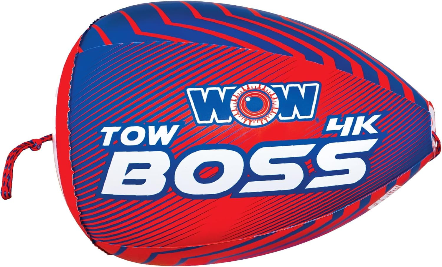 WOW Sports 4K Tow Boss Bobber Towable, Rope for Boat Tube for 1- 4 ...