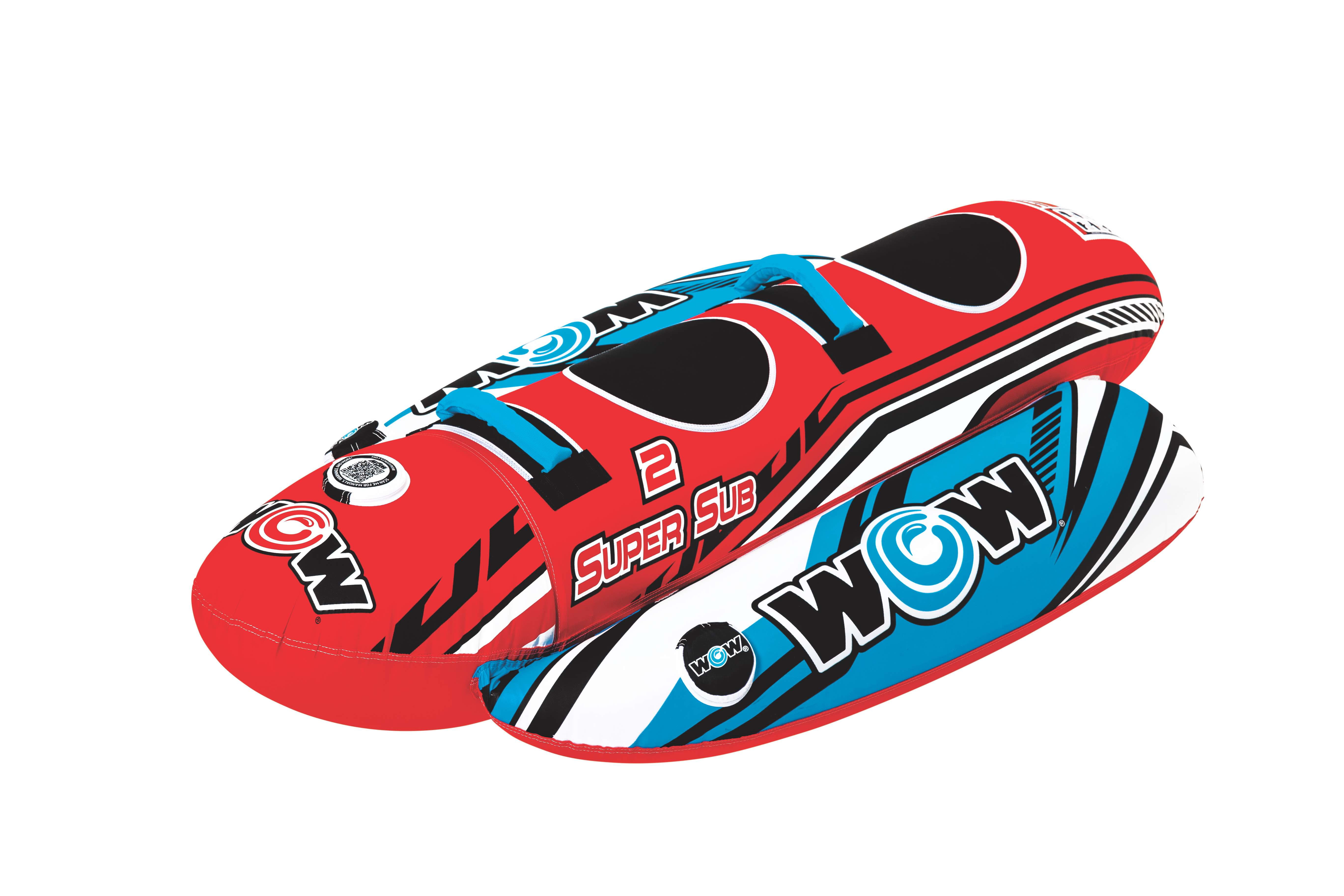 WOW Sports Super Sub 1-2 Person Towable, Waterskiing Towables for ...