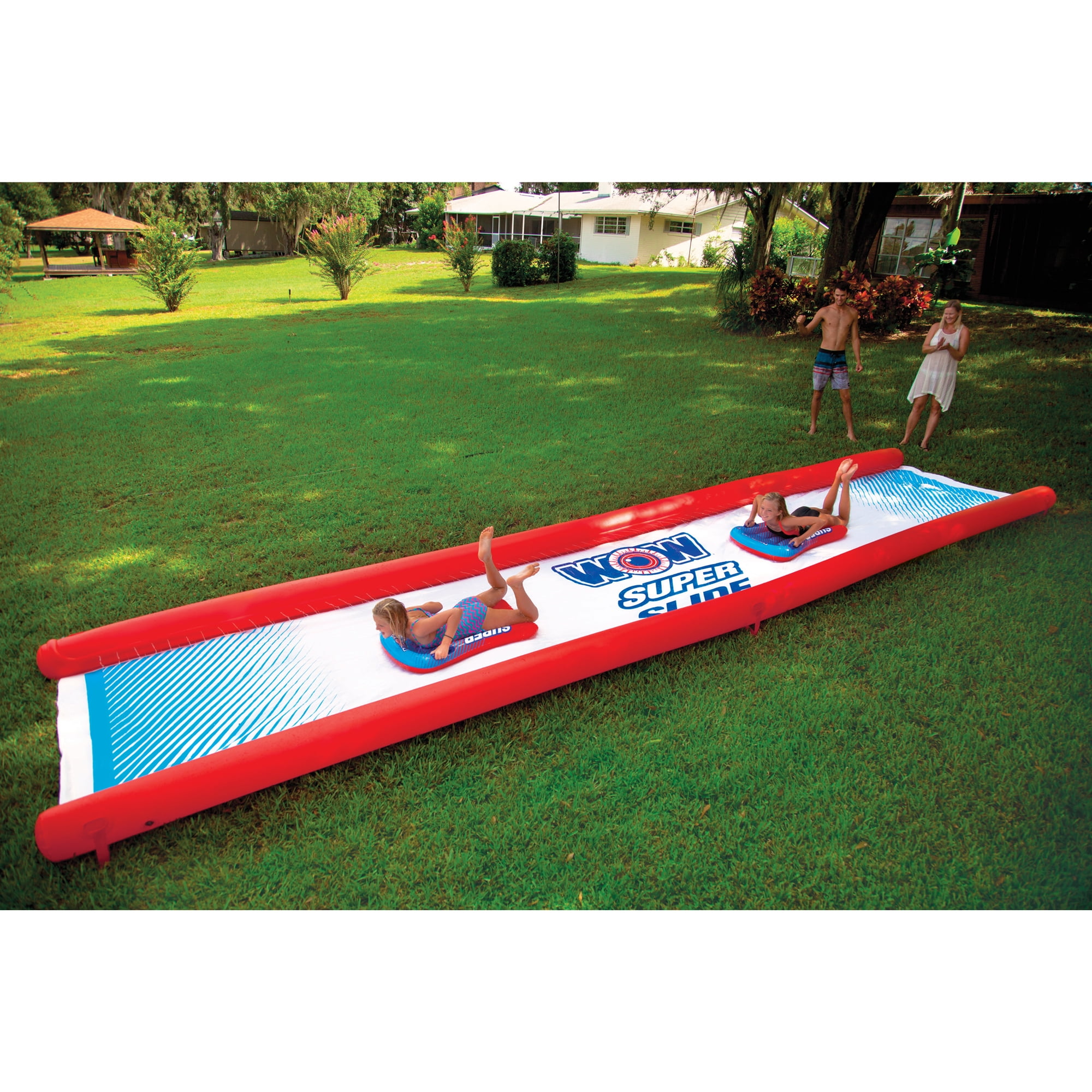 WOW Super Slide - Big Family Slip and Wet Kids Outdoor Garden Water ...